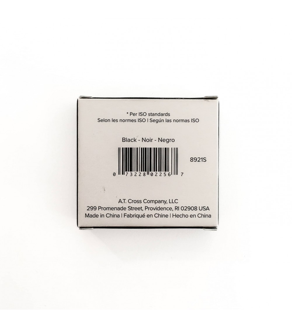 Cartouches Cross pour stylos-plume : bleu, noir-bleu ou noir